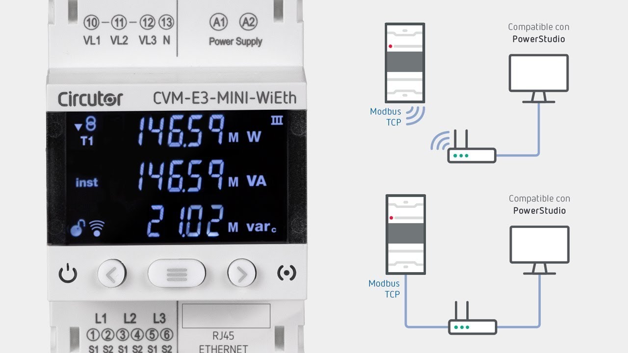 Descubre el nuevo CVM-E3-MINI-WiEth - CIRCUTOR